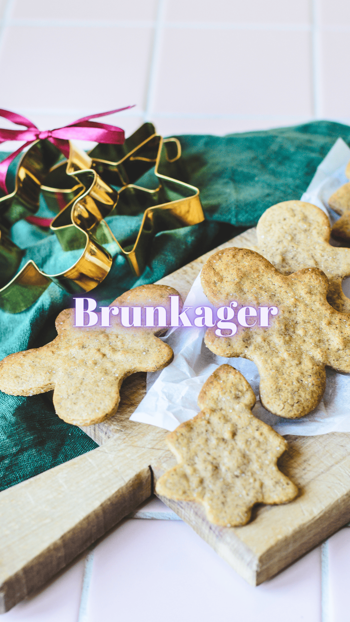 Brunkager - Nem Opskrift på Julesmåkager til at Udstikke